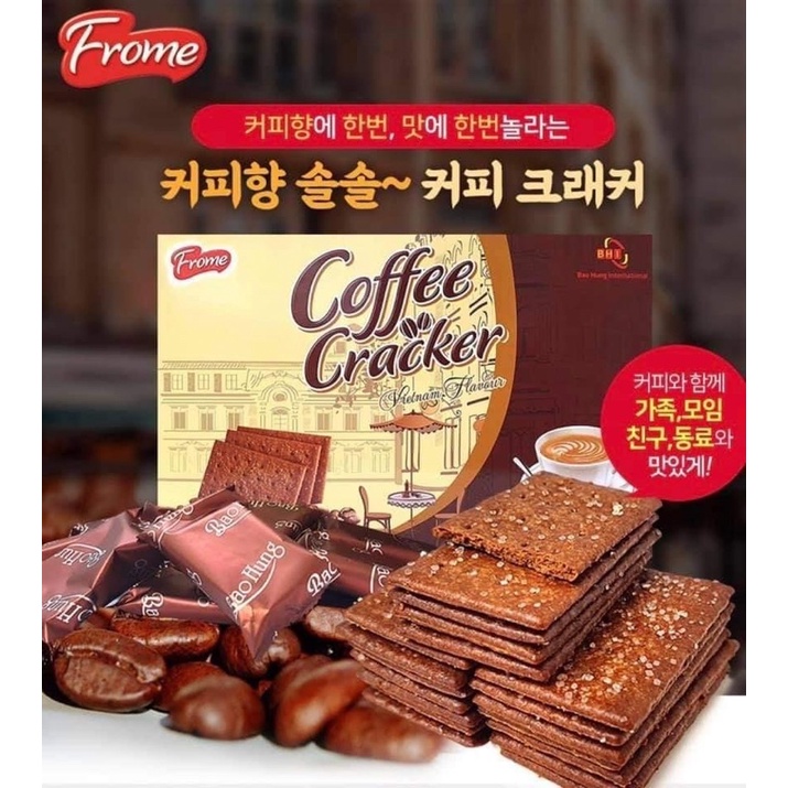 (有貨)(韓國代購) 韓國 Frome Coffee Cracker咖啡酥脆餅乾 香脆咖啡餅 | 蝦皮購物