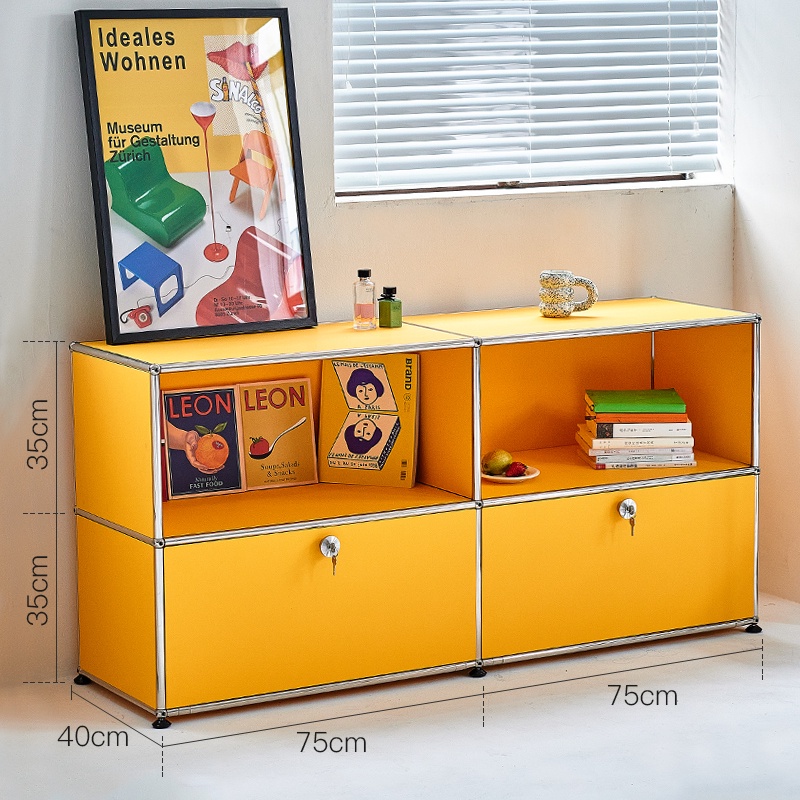 【免運】定製中古餐邊櫃傢用客廳ins風儲物櫃收納櫃簡約USM櫃模塊組閤櫃子 JCE4 | 蝦皮購物