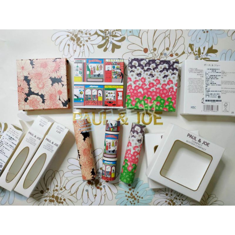 PAUL & JOE 巴黎市集限量眼頰彩盒 031 032 033 / 巴黎市集限量唇膏盒 069 070 071 | 蝦皮購物
