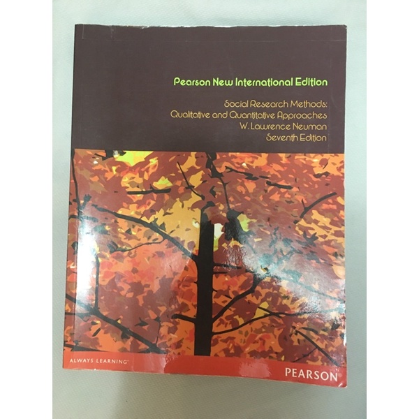Social research methods by W. Lawrence Neuman | 蝦皮購物