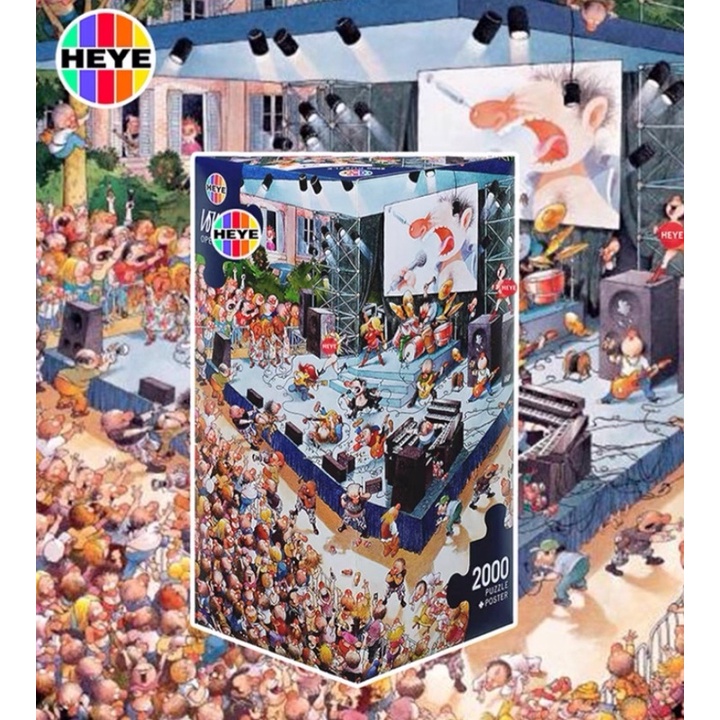 HEYE德國品牌 2000片拼圖 經典復刻露天演唱會 29295 | 蝦皮購物