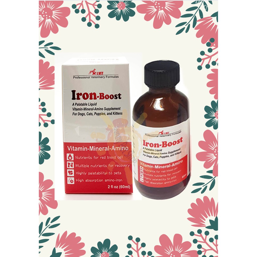 [公司貨,現貨]J.Vet 救補血 Iron-Boost 60ml 胜肽機能保健品 營養液 另有維它補血 | 蝦皮購物