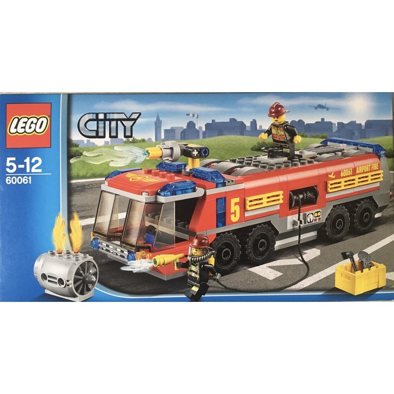 全新樂高LEGO 60061 機場消防車City城市系列 | 蝦皮購物