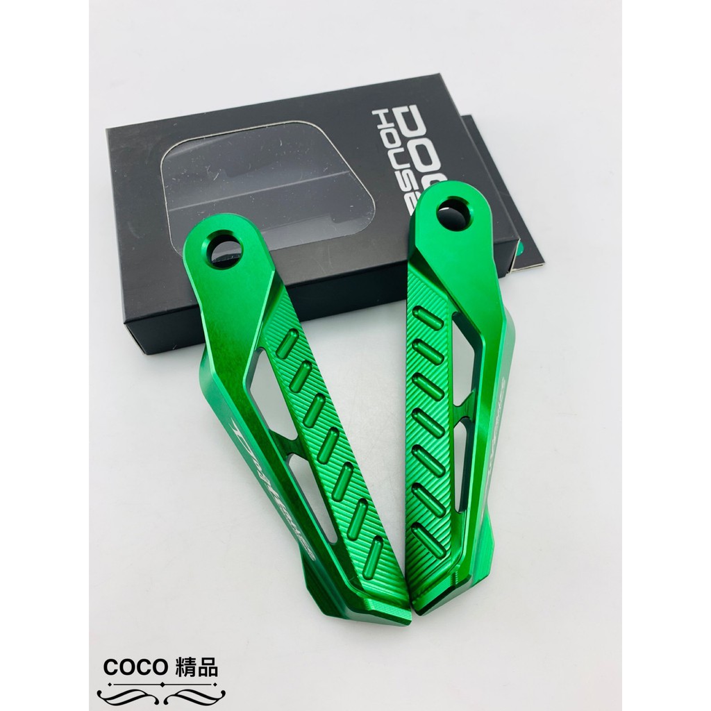COCO機車精品 惡搞手工廠 CNC 鋁合金 飛炫踏板 腳踏板 適用車種 SMAX FORCE 勁戰 綠 | 蝦皮購物