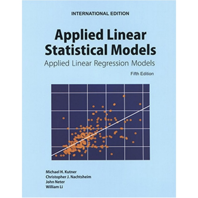Applied Linear Statistical Models (Regression Models) | 蝦皮購物