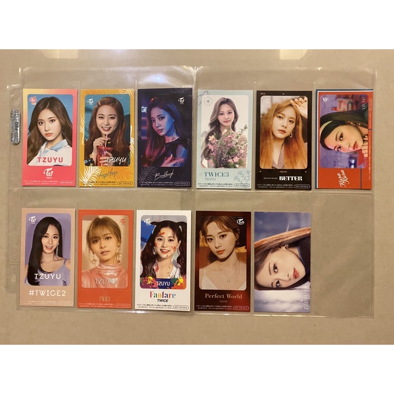 TWICE 子瑜 IC卡貼 日本 歷屆 出清 日單 日專 特典 | 蝦皮購物