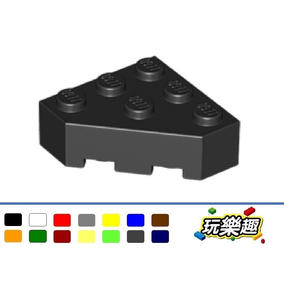 玩樂趣 LEGO樂高 30505 Wedge 3x3 Cut Corner 切角磚 二手零件 2F40D-G | 蝦皮購物