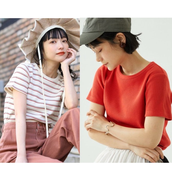 【WildLady】 🔥日系百搭時髦質感華夫格純棉圓領短袖T恤 上衣 / 背心freak's store | 蝦皮購物