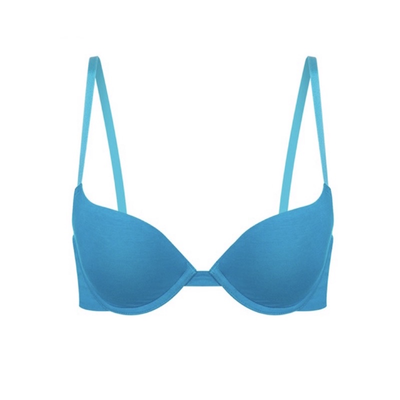 全新 sloggi Zero Cotton 零感棉系列下厚上薄罩杯內衣 百搭藍80D/黃色80D | 蝦皮購物