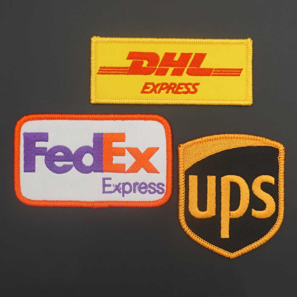 [定制] Fedex Corporation Logo 3D 刺繡魔術貼補丁/徽章/臂章/徽章裝飾夾克牛仔褲背包帽 | 蝦皮購物