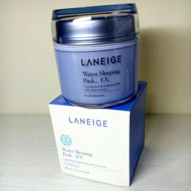 LANEIGE 睡美人香芬水凝膜升級版 大容量 Water Sleeping Pack EX | 蝦皮購物