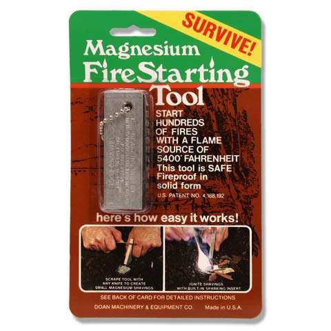 美國 Doan Machinery 鎂塊 打火棒 Magnesium Fire Starting 美國製造 生火 打火石 | 蝦皮購物