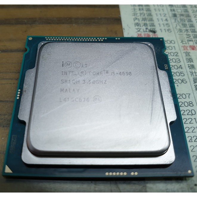 Intel i5-4690 3.5GHz/6M/LGA1150/HD4600~裸U(全國免運) | 蝦皮購物