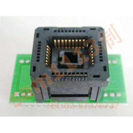113燒錄座 PLCC-32 轉 DIP-32 腳寬 600mil 轉接座 測試座 下壓彈跳式 >>1個 | 蝦皮購物