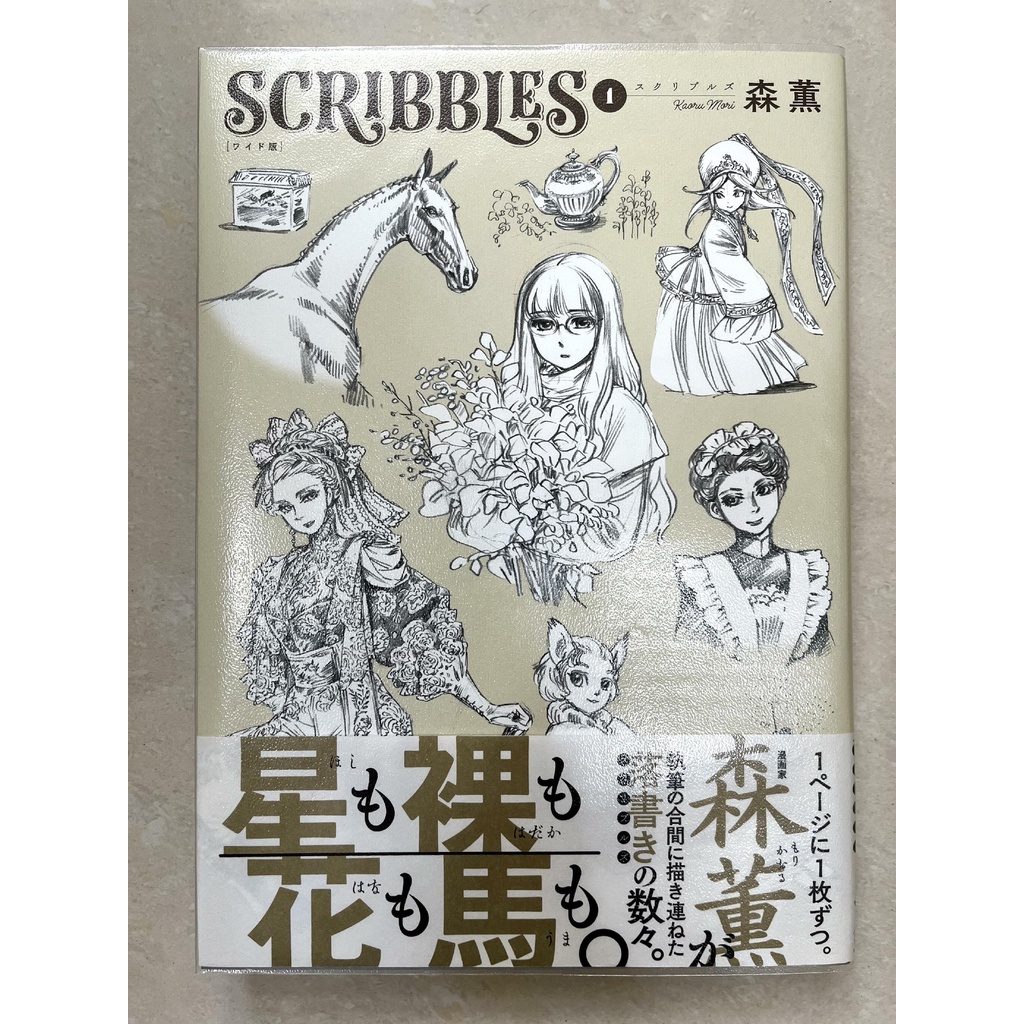 (illusory moon專屬賣場) SCRIBBLES (1) (B6 ワイド版) 畫集 (畫冊) 繪師：森薰 | 蝦皮購物