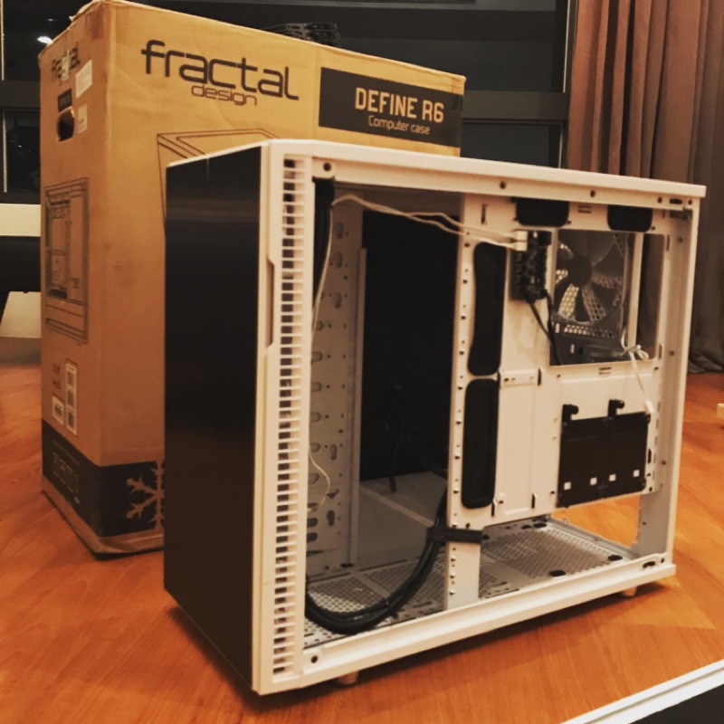 Fractal Design Define R6 白 無側透 五月買配件全 | 蝦皮購物