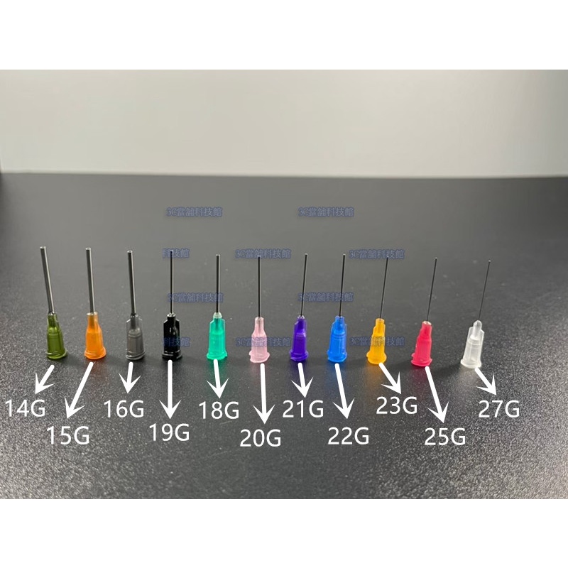 含稅 25mm管長 10G~27G工業用點膠頭 點膠機針頭 塑座螺口不銹鋼點膠針頭 滴膠機針頭 螺口針咀 螺紋平口針頭 | 蝦皮購物