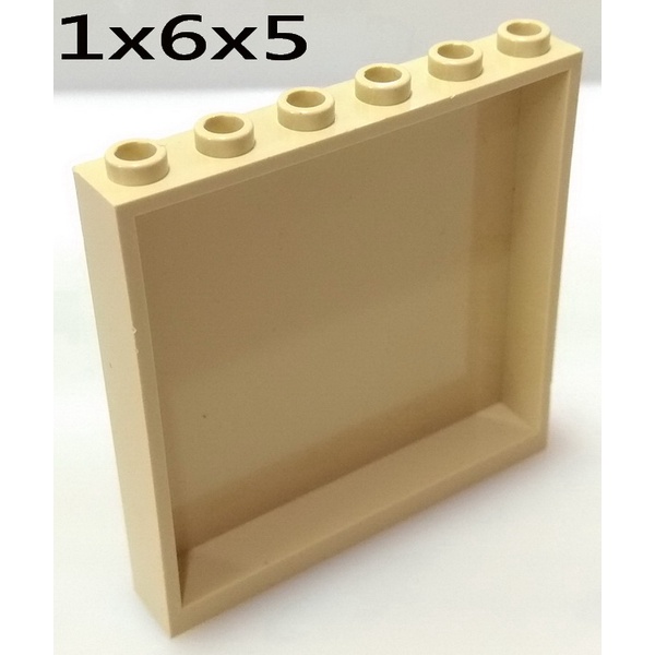 59349 4512688 淺沙色 1x6x5 壁板 側板 面板 平滑嵌板 牆面 牆壁 [正版LEGO 樂高類] | 蝦皮購物