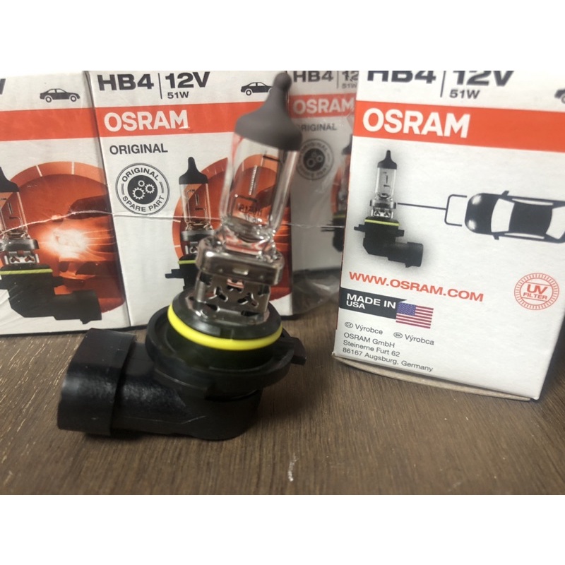 OSRAM SYLVANIA 9006 HB4 12v51w 12.8V55W 原廠型USA原廠貨有保固歐司朗含稅 | 蝦皮購物