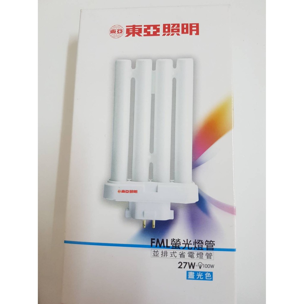 可適用於3M博視燈~東亞照明~FML 27W並排式省電燈管-白 FML27D-EX(白光) | 蝦皮購物