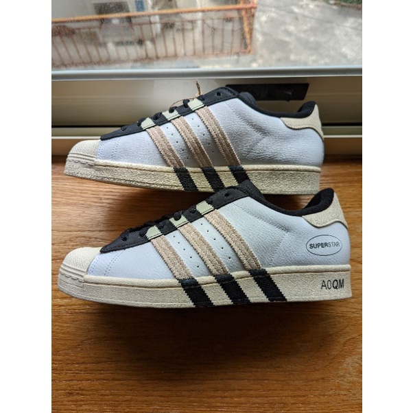 南 2022 3月 adidas OG SUPERSTAR 白黑 奶油底 復古 貝殼 休閒 男鞋 三條線 GX6025 | 蝦皮購物