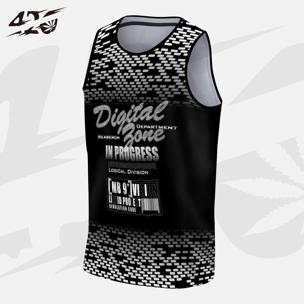 【110~5XL】原創球衣｜Black黑的意念｜純黑 數碼馬賽克 NBA｜男女球衣 兒童球衣 籃球服 健身｜420適合你 | 蝦皮購物