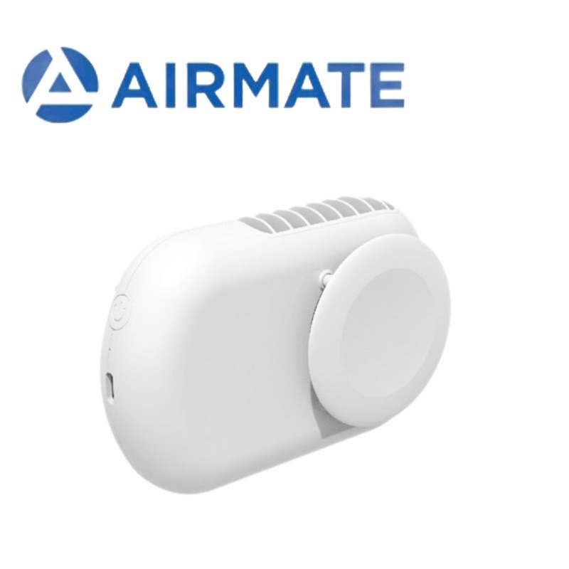 AIRMATE 艾美特 USB日式掛脖 垂直翻轉充電手持電風扇 | 蝦皮購物