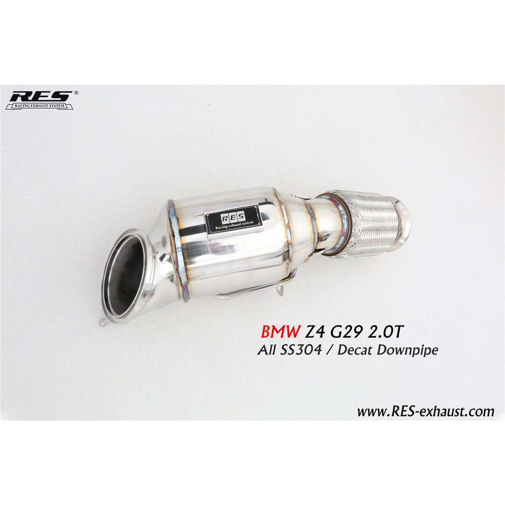 【RES排氣管】 BMW G29 Z4 2.0T 2019 不銹鋼/ 鈦合金 中尾段 電子閥門 JK總代理 | 蝦皮購物