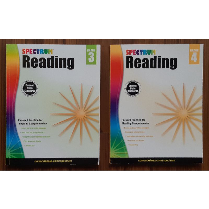 【Spectrum】Reading - Grade 3 & Grade 4 *狀況近新*沒有寫過* | 蝦皮購物