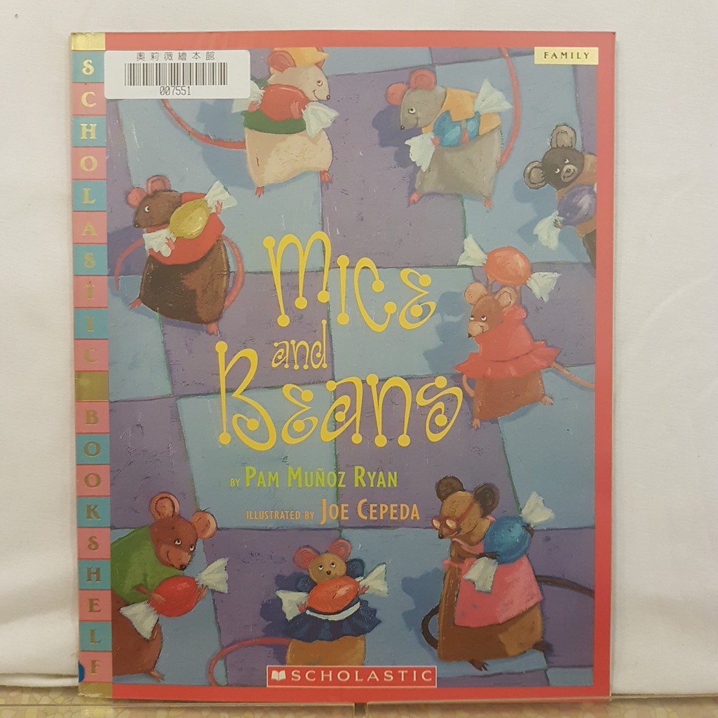 二手書📗英文繪本Mice And Beans//Joe Cepeda//動物 | 蝦皮購物
