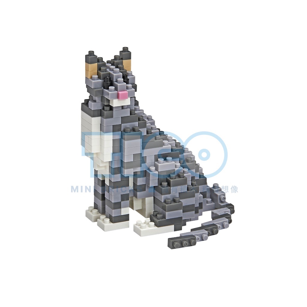 TICO微型積木 經典貓系列 虎斑貓(T-9801) | 蝦皮購物