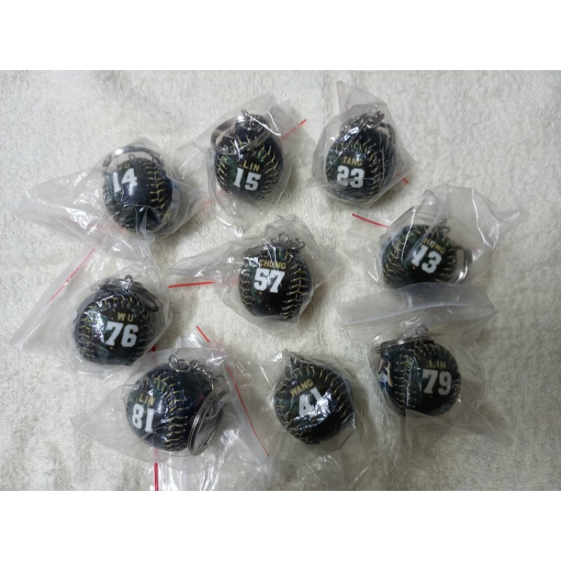 2019 Lamigo桃猿 孩之寶趴 小球鑰匙圈 洪聖欽 林柏佑 王躍霖 林泓育 球員影像鑰匙圈 | 蝦皮購物