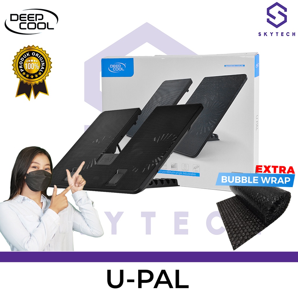 散熱墊 DEEPCOOL U-Pal 15.6 筆記本電腦散熱器/風扇筆記本電腦墊/遊戲散熱墊 | 蝦皮購物