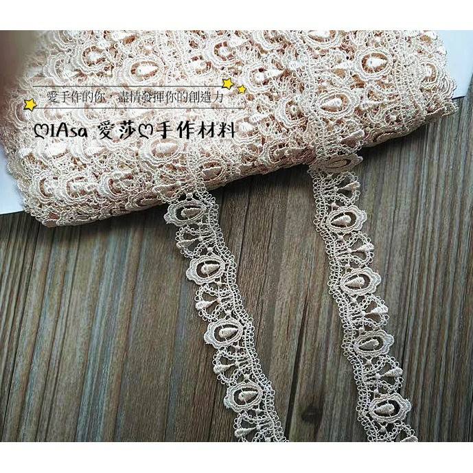 《iAsa愛莎の》手作材料 紅/淺金色鏤空水滴水溶刺繡花邊DIY服裝娃衣少女洋裝材料寬2cm | 蝦皮購物