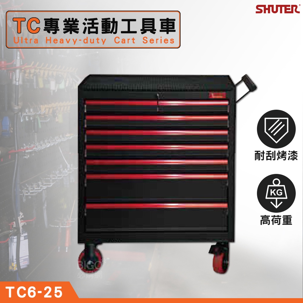 【2023超值購】樹德 專業活動工具車 TC6-25 工具車 物料車 零件車 工作推車 作業車 置物收納車 活動置物車 | 蝦皮購物