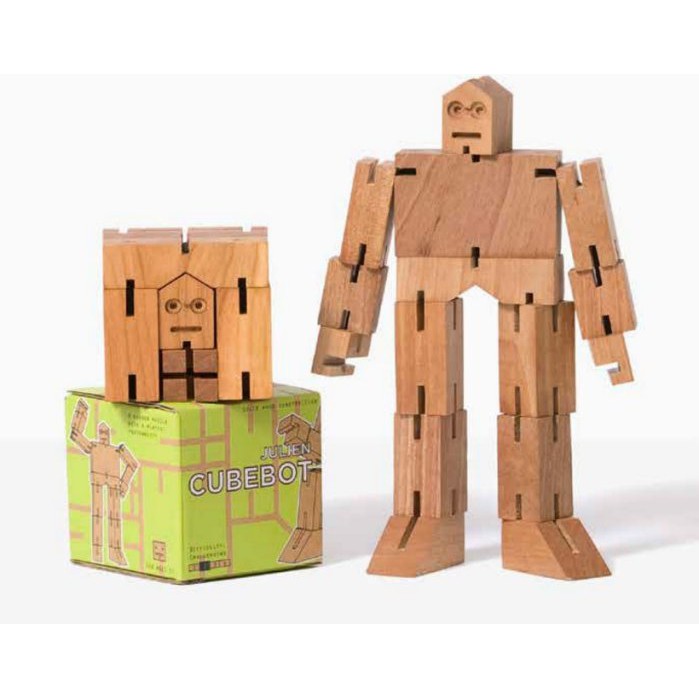 **秒殺**美國Areaware經典Julien Cubebot 益智魔術方塊 積木機器人 | 蝦皮購物