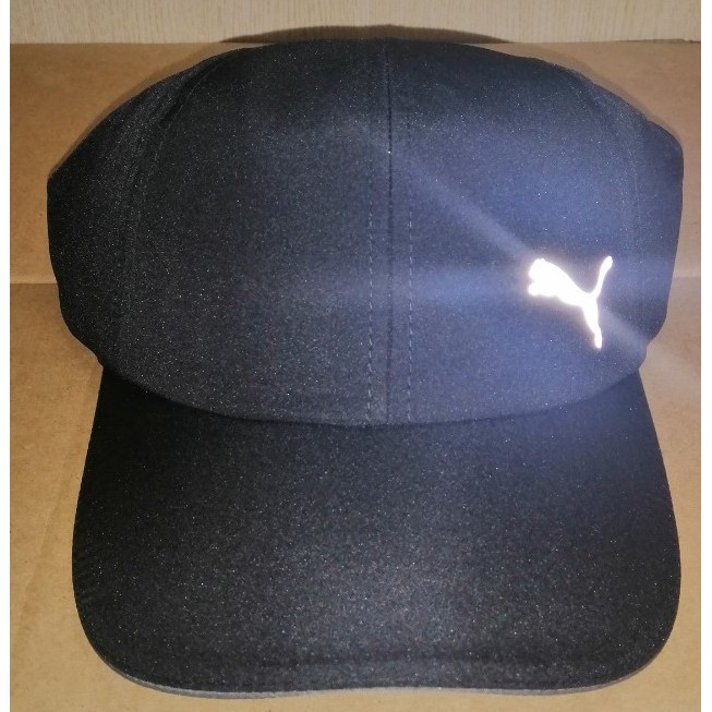 PUMA跑步帽 (02314801黑色) 豹子logo會反光 正品 | 蝦皮購物
