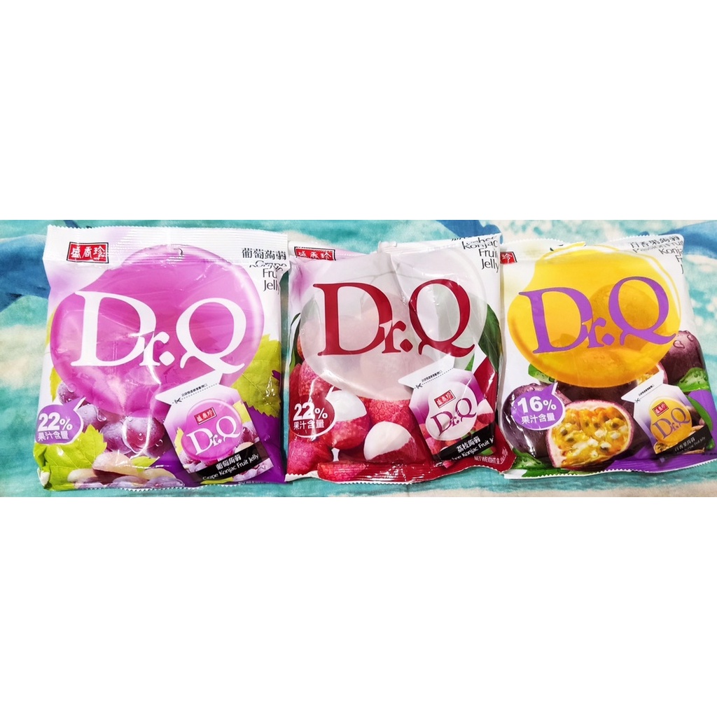 盛香珍 Dr.Q蒟蒻果凍 265g 葡萄 荔枝 芒果 百香果 檸檬鹽 口味 265g 果凍 （內含約 14小包） | 蝦皮購物