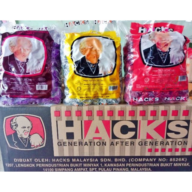 馬來西亞 Hacks Candy 1.8kg (Exp Feb 2028) | 蝦皮購物