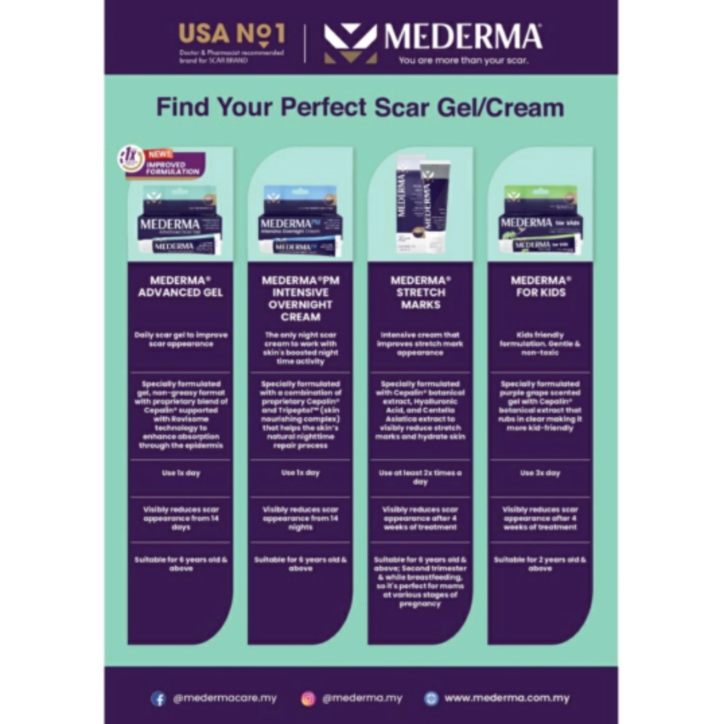 New mederma Stretch Marks Therapy Cream50G | 蝦皮購物