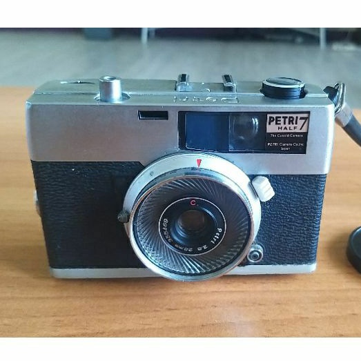 Petri 7 Half半格相機/f=2.8/28mm/1962年日本製 | 蝦皮購物