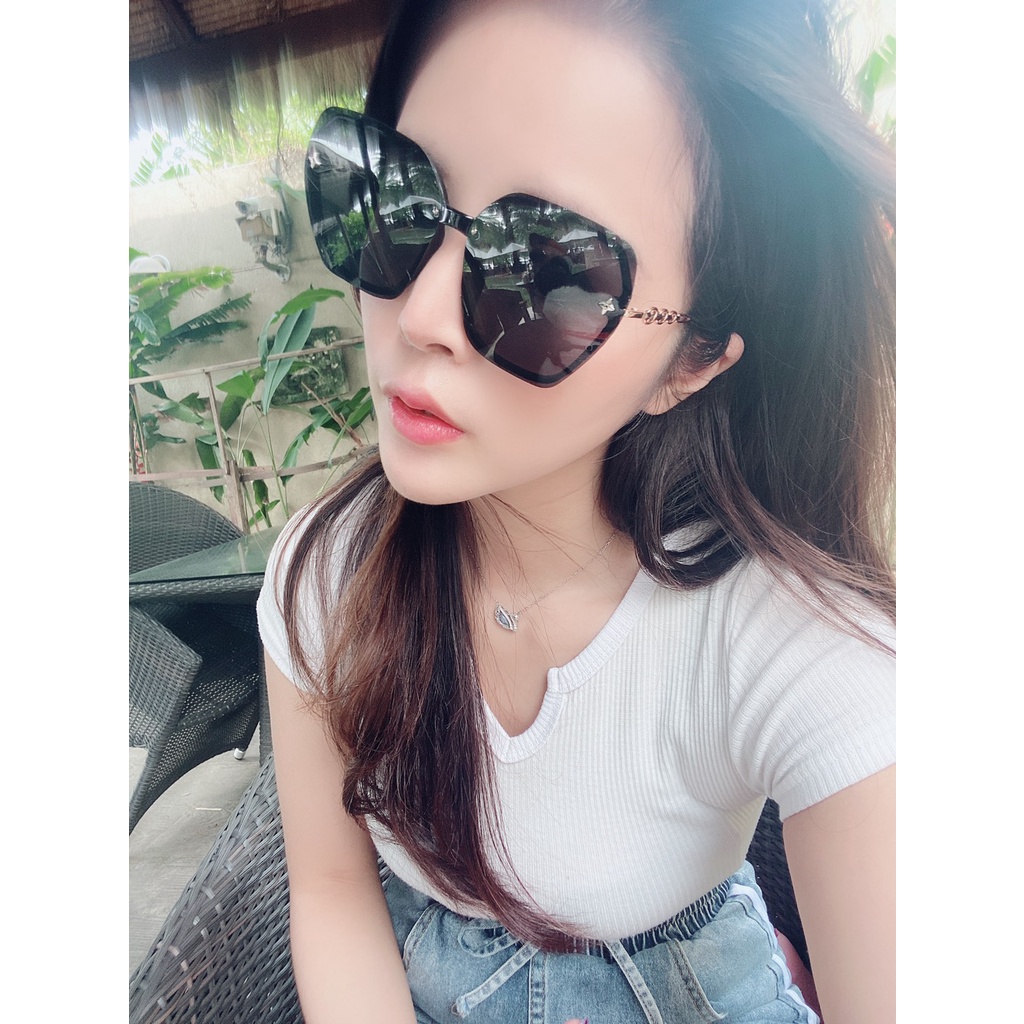 FAMstore☚現貨 金屬韓版墨鏡 女款偏光眼鏡 偏光眼鏡 太陽眼鏡 墨鏡 UV400 檢驗合格 | 蝦皮購物