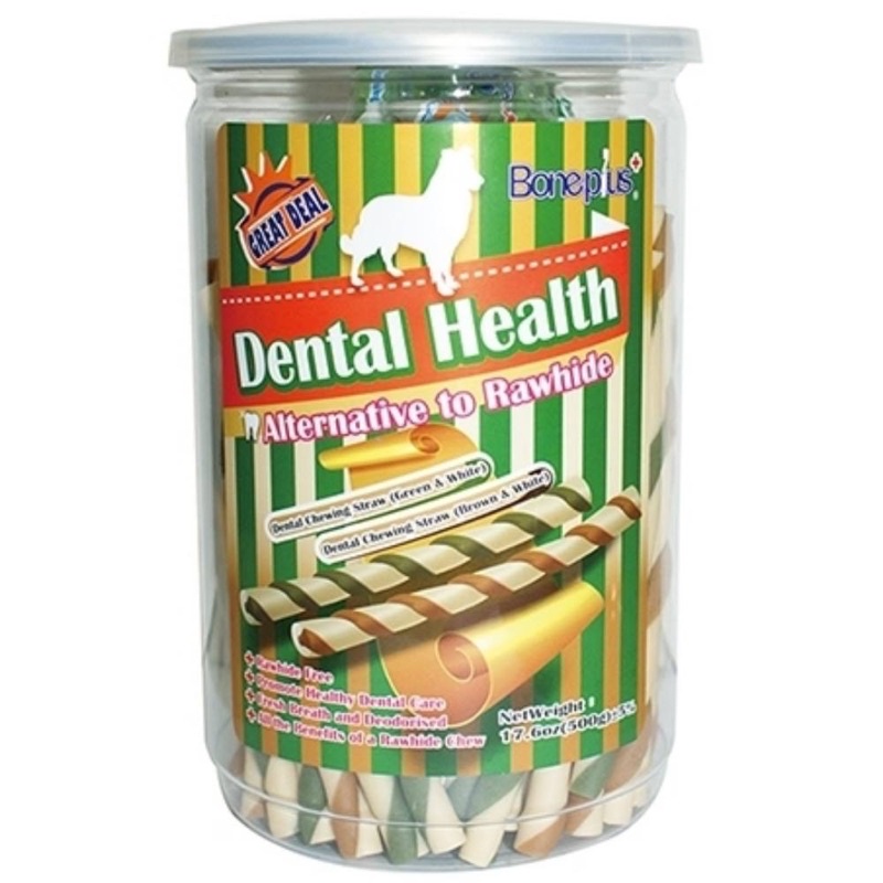 【888汪喵】Boneplus 雙色綜合高鈣潔牙軟笛酥S/M 【潔牙骨】 | 蝦皮購物