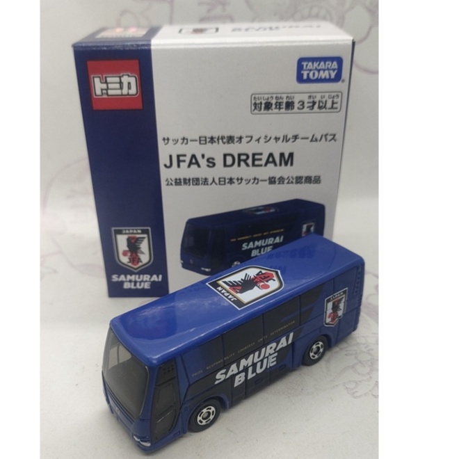 (現貨) Tomica JFA S Dream Samurai Blue 日本足球隊 武士藍 巴士 | 蝦皮購物