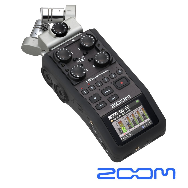 ZOOM H6 BLK 錄音座｜最強旗艦機種 六軌同步錄音｜MusicShop | 蝦皮購物