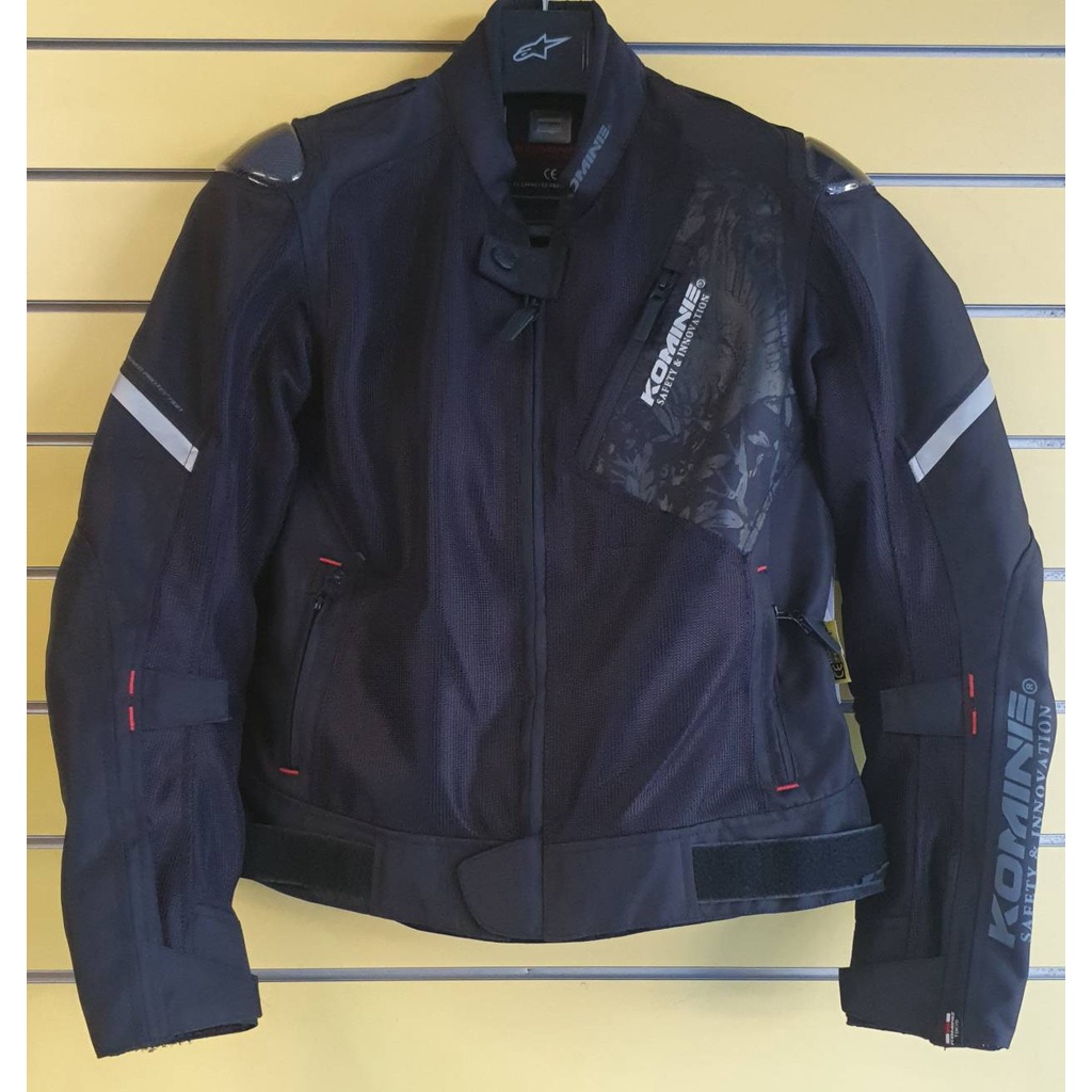 威盛重車人身部品 (免運) 日本 KOMINE JK-137 碳纖維護肩 網眼透氣 七件式護具 夏季防摔衣 | 蝦皮購物