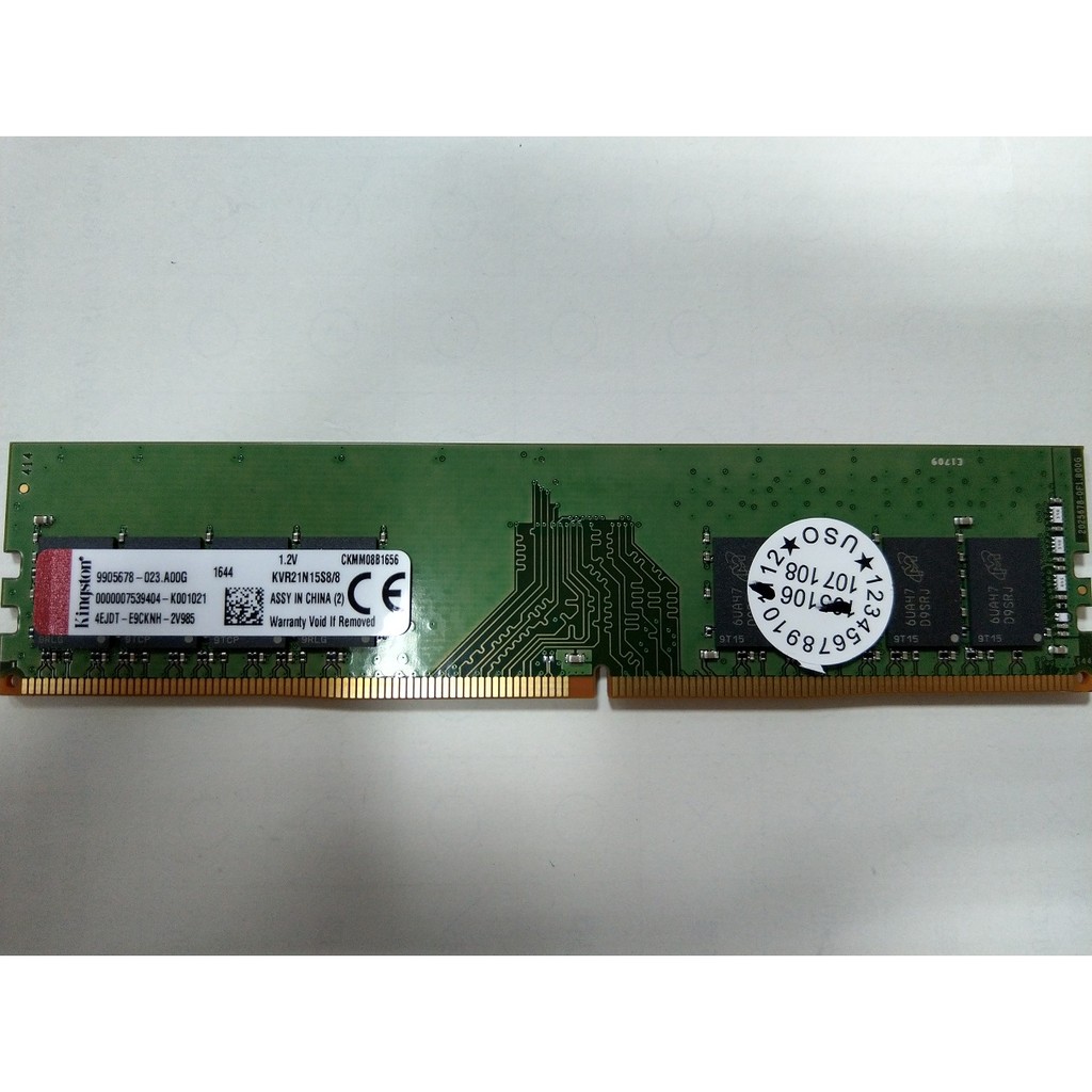 金士頓 Kingston DDR4-2133 8GB KVR21N15S8/8 終保/單面 桌上型記憶體 | 蝦皮購物