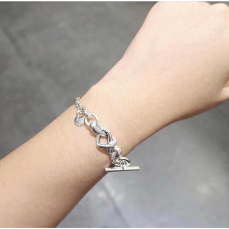 全新 潘朵拉Pandora 愛心扭結手鏈16cm-598100 | 蝦皮購物