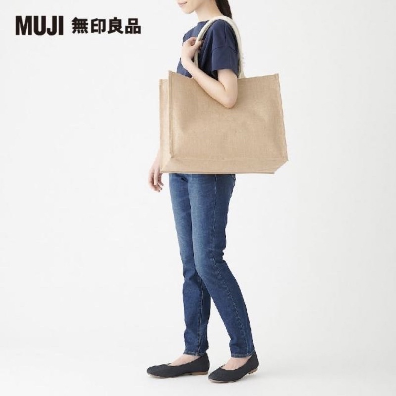 MUJI 無印良品 黃麻購物袋 - B5 / A4 / A3 / A6 購物袋 | 蝦皮購物