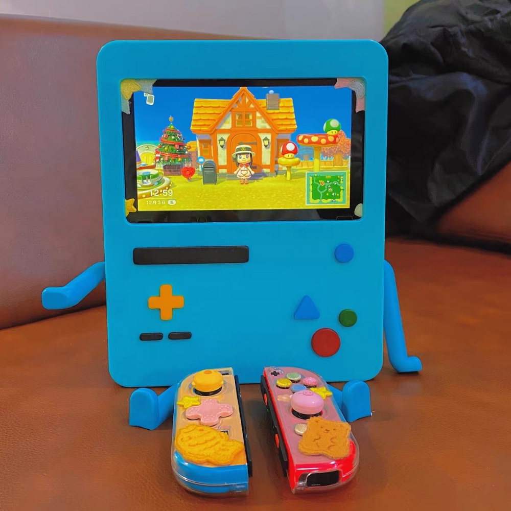 任天堂 Nintendo Switch BMO Stand 可愛卡通多色矽膠材料掌上游戲機支持 | 蝦皮購物